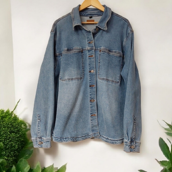 Judy Blue | Jackets & Coats | Judy Blue Light Blue Faded Denim Jacket ...
